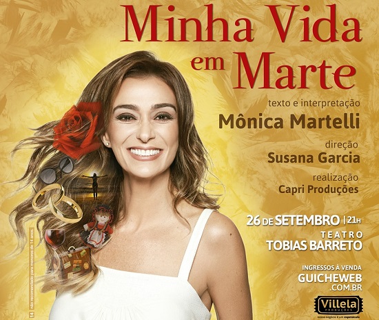Mônica Martelli traz a peça Minha Vida em Marte para Aracaju - O que é ...